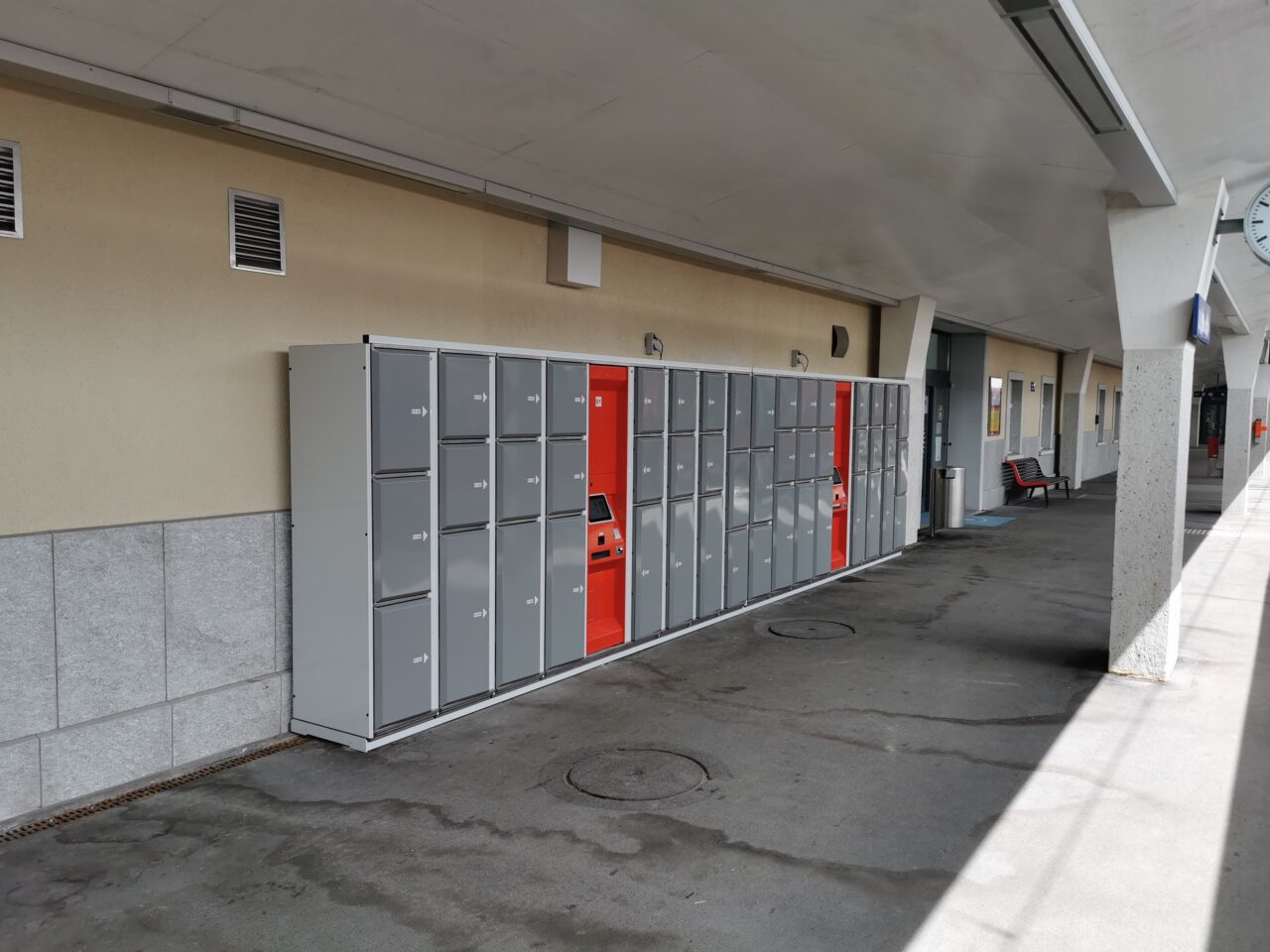 Neue Gepäck-Schliessfach-Anlage St. Moritz | INTECH-ICS AG